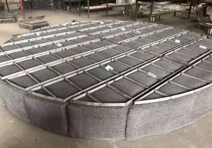 SS 304 Wire Mesh Mist Eliminator Demister Pad For Liquid And Gas Seperation