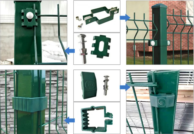 1.23m Height Triangle Fence Panel With 3.5mm Wire Diameter And ...