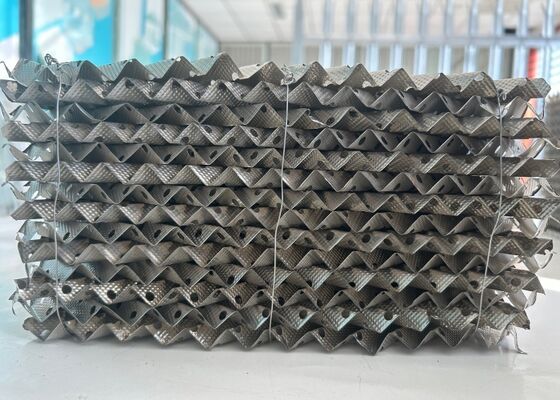 SS 304 Metal Structured Packing 250Y 500Y For Distribution Of Gas Liquid