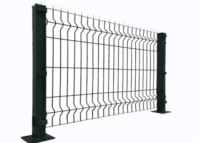 Welded Wire Mesh Triangle Fencing Playground 4.0mm 75*150mm Green Color