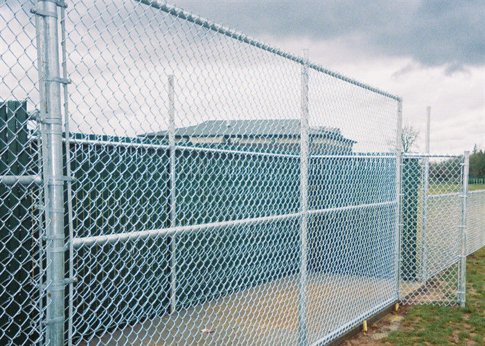 Low Carbon Steel Temporary Cyclone Fencing Height 1.5-3m For Construction