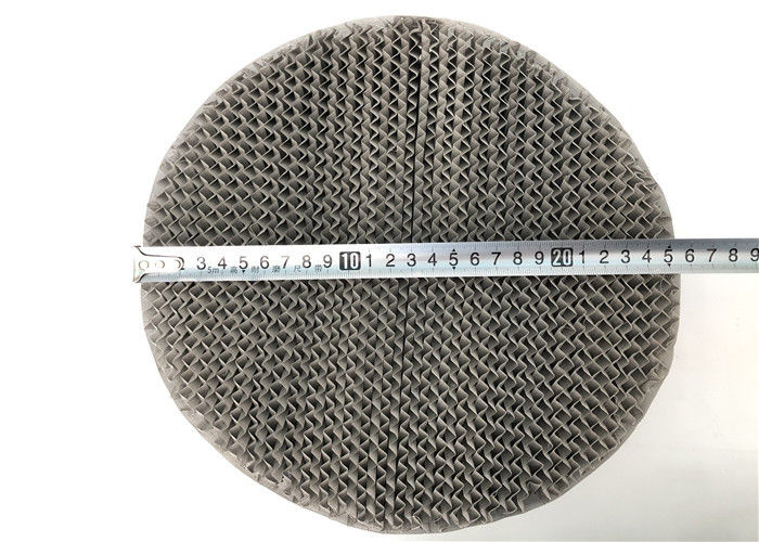 SS Structured Packing Column , Metal Corrugated Packing For Separation ...