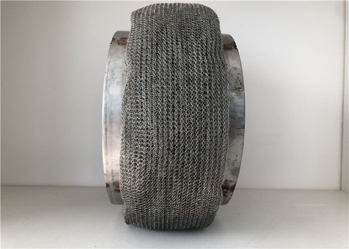 Knitted Wire Mesh Pad , Stainless Steel Mesh Pad Gas Liquid Separation ...