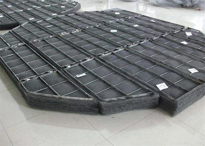 Air Purification Wire Mesh Demister Pad Knitted / Plain Weave For ...