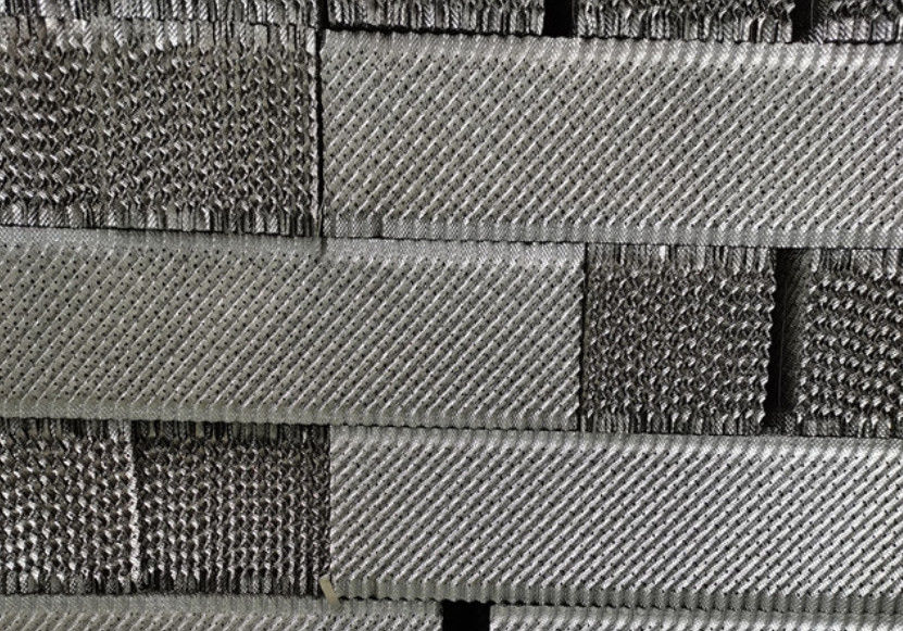 360kg/m3 500BX Mellapak Structured Packing Of Gas Liquid