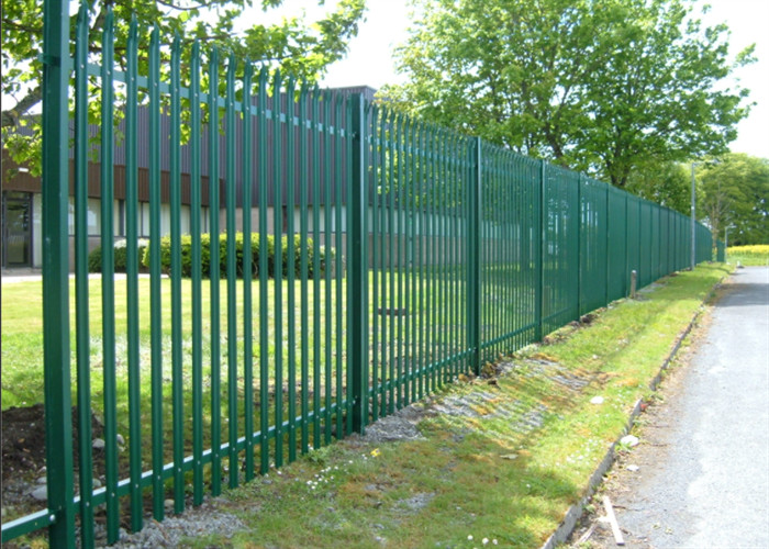 6mm Garden Galvanized Palisade Fencing W Pale 65mm Iso 9001