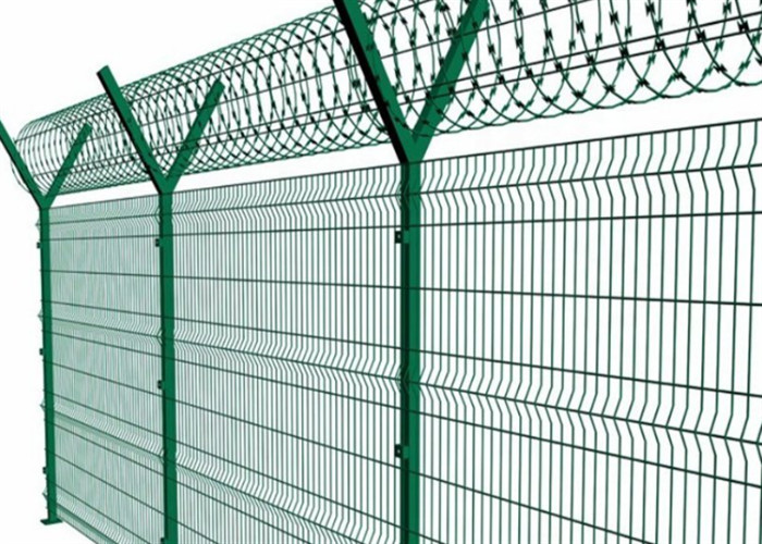 1.23m Height Triangle Fence Panel With 3.5mm Wire Diameter And ...