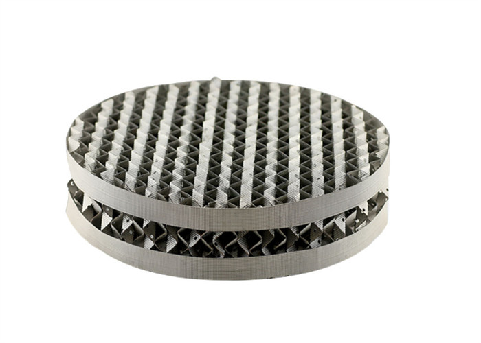 SS 316l Corrugated Metal Structure Packing For Absorption / Scrubbing