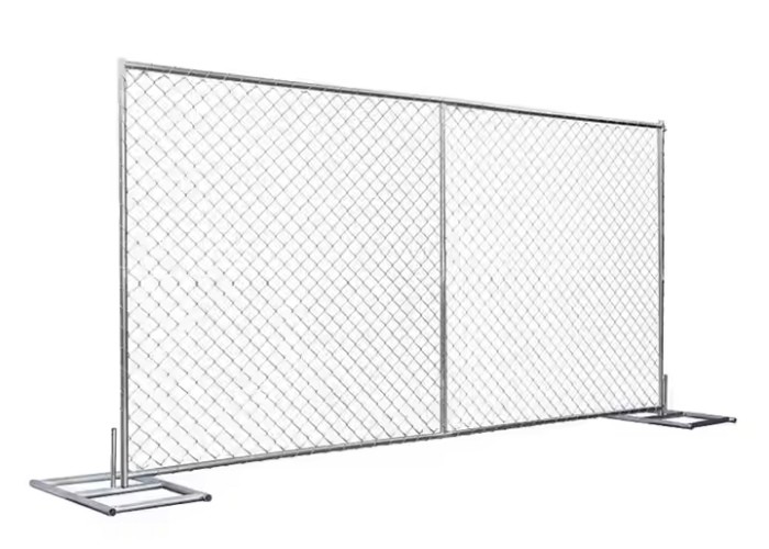 Hot Dip Galvanized Temporary Fence For Events 6*8ft