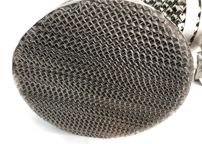 High Capacity Distillation Column Packing Material , Wire Gauze Cockles ...