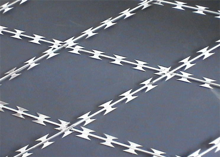 High Tensile Concertina Razor Wire Barbed Wire Easy Install Powder ...
