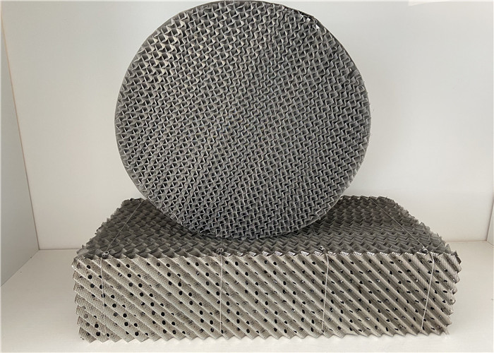 Knitted Wire Mesh Packing In Distillation Column , Structured Packing ...
