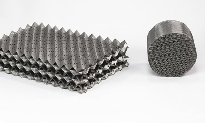 316L CY / BX Metal Tower Packing In Distillation Column